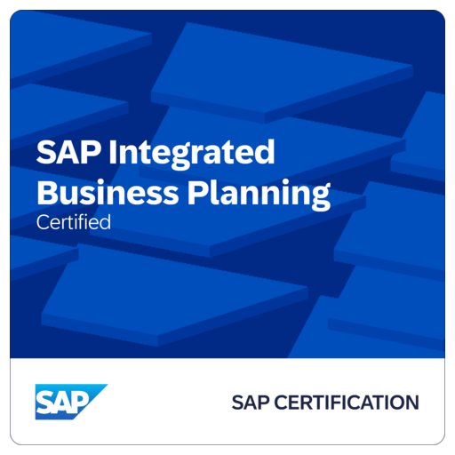 SAP Certified - SAP Integrated Business Planning - Credly