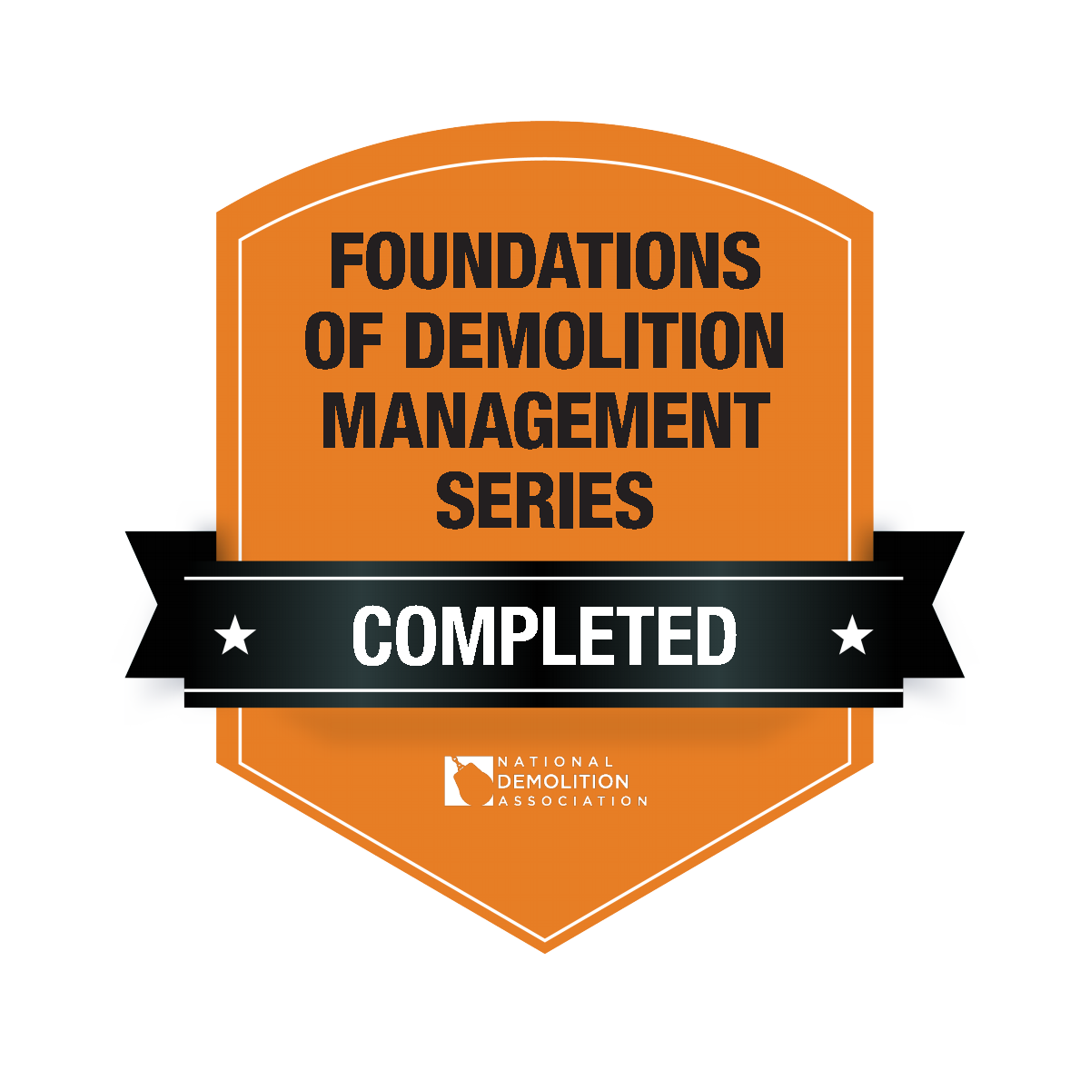 Certificate of Demolition Management Course Series - Credly