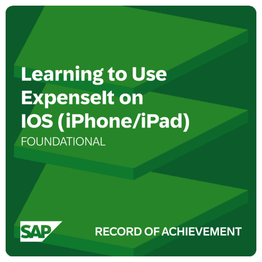 Learning to Use ExpenseIt on IOS (iPhone/iPad) - Record of Achievement - Credly