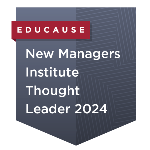 New Managers Institute Thought Leader 2024 - Credly