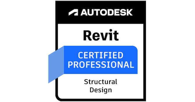 Autodesk Certified Professional in Revit for Structural Design - Credly