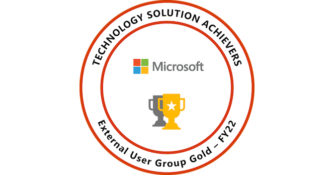 External User Group Gold - Credly