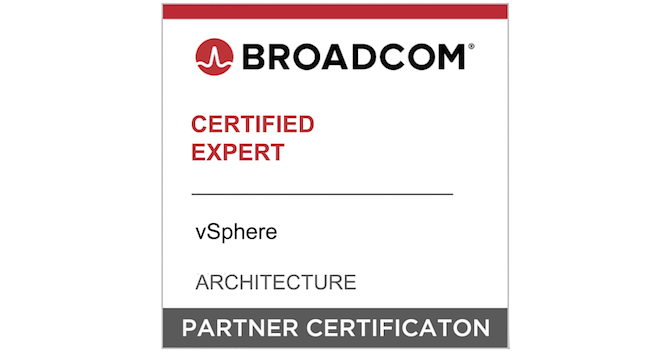 Broadcom Partner Certification - Certified Expert - VMware vSphere ...