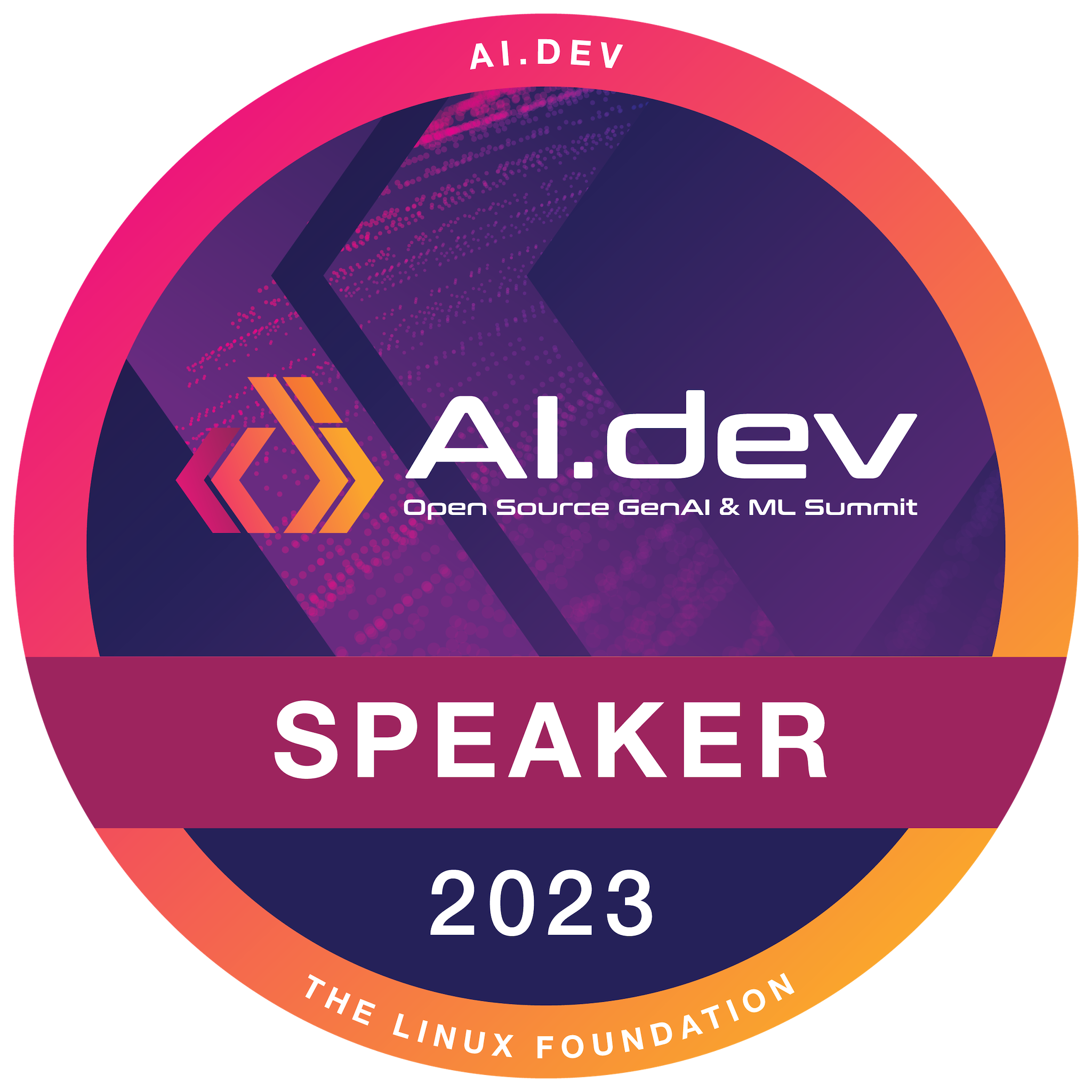 Speaker: AI.dev 2023 - Credly