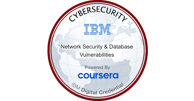 Network Security & Database Vulnerabilities - Credly