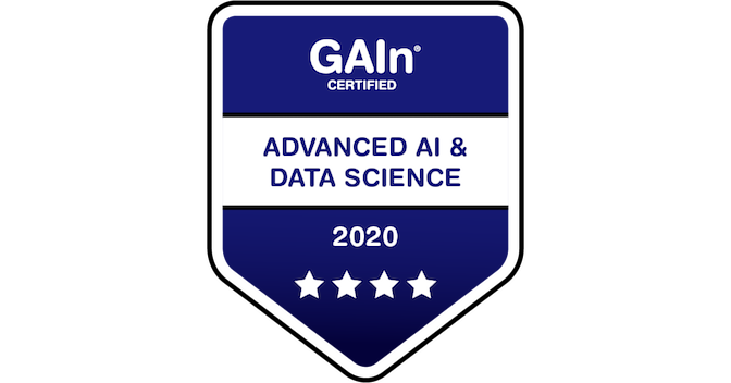 Advanced AI & Data Science 4-Star Program - 2020 - Credly