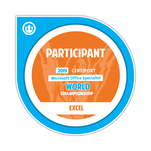 Microsoft Office Specialist World Championship - Excel - Credly