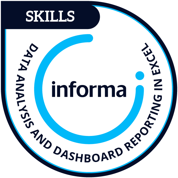 Data Analysis and Dashboard Reporting in Excel - Credly