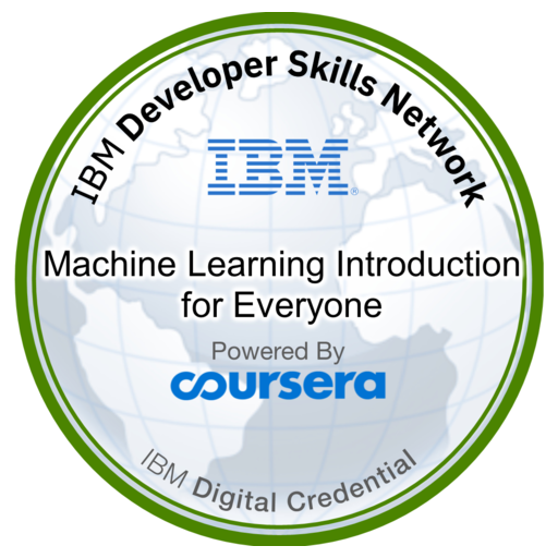 Machine Learning Introduction for Everyone - Credly