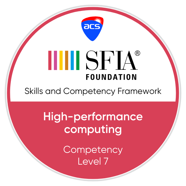 High-performance computing - Competency - Level 7 - Credly