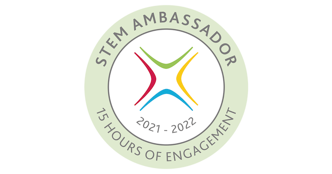 STEM Ambassador 15 hours of engagement 2021/2022 - Credly