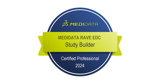 Medidata Rave EDC Certified Study Builder (2024) - Credly