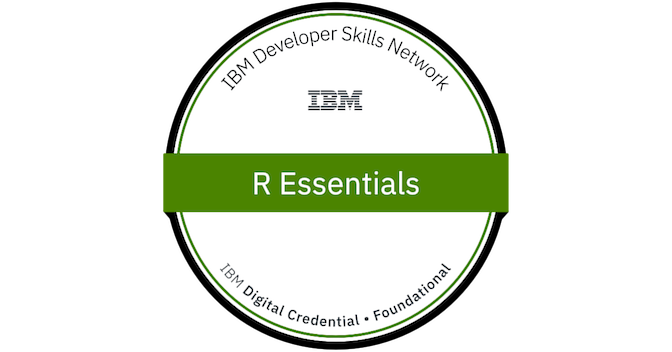 R Essentials - Credly