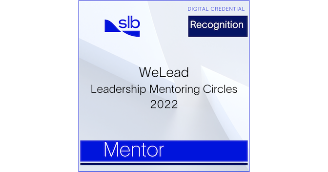 WeLead Leadership Mentoring Circles 2022 - Mentor - Credly