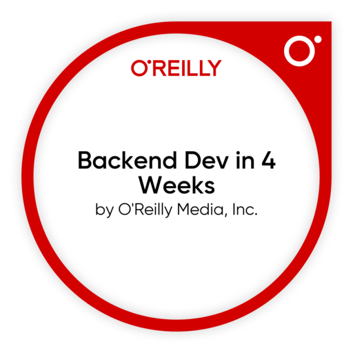 Backend Dev in 4 Weeks - Credly