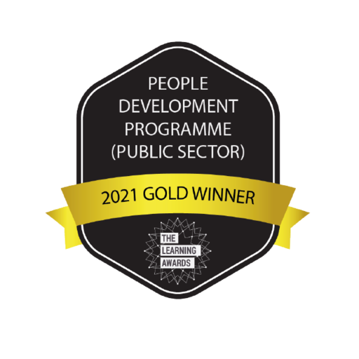 People Development Programme of the Year 2021 (Public Sector) - Gold Winner - Credly