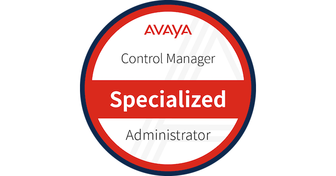 Avaya Control Manager Administrator - Credly