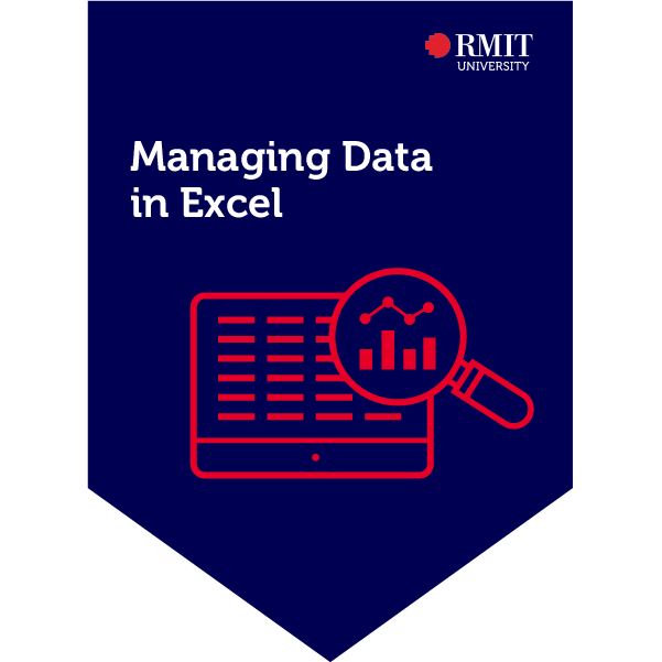 Managing Data In Excel Credly