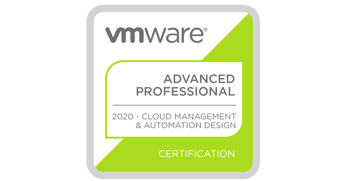 VMware Certified Advanced Professional - Cloud Management and ...