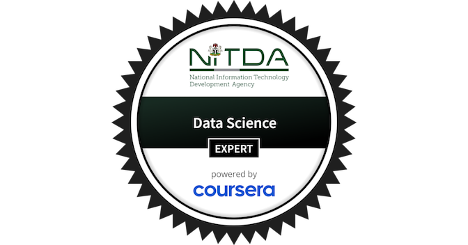 NITDA Data Science Expert - Credly