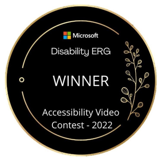 Disability ERG Accessibility Video Contest Winner - Credly