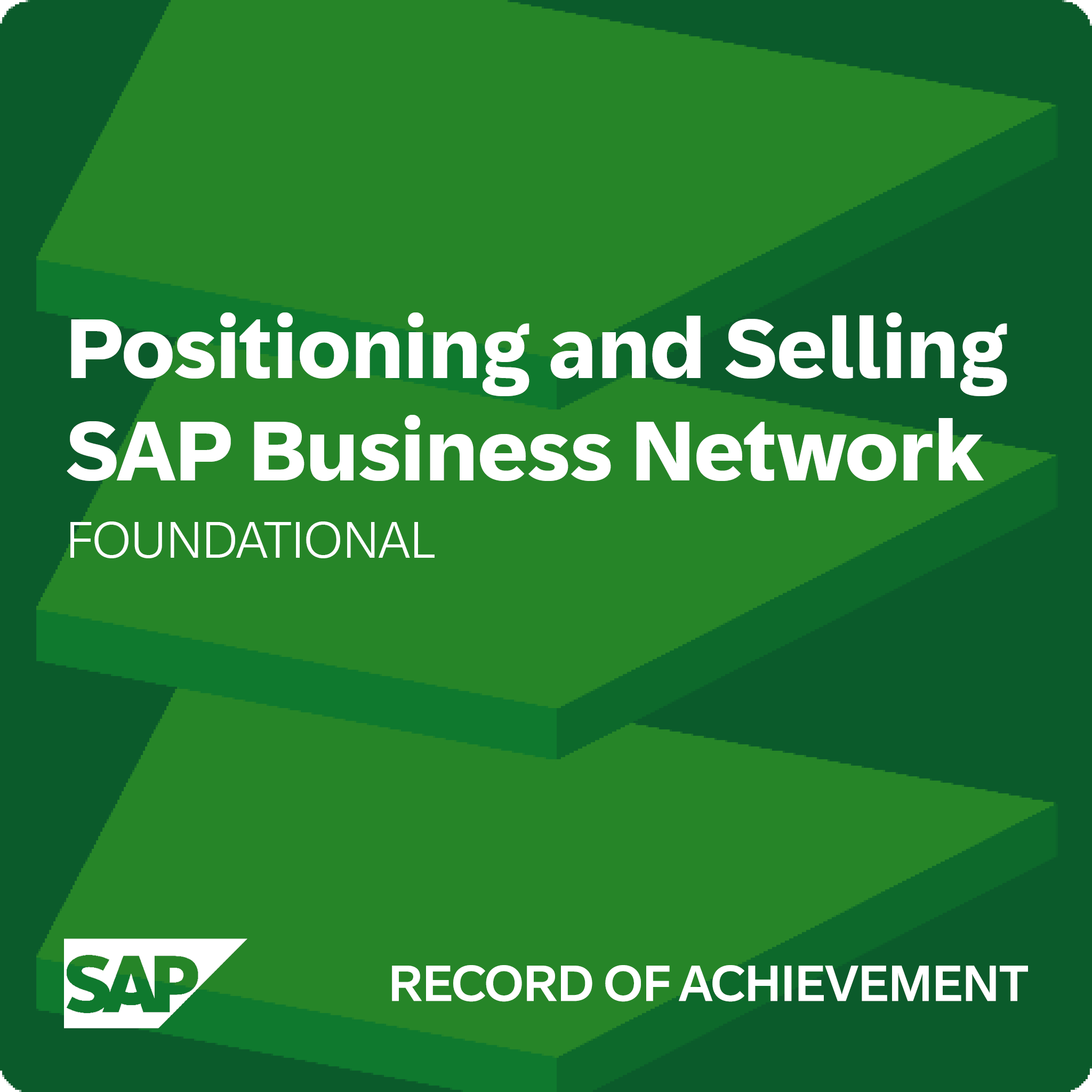Positioning and Selling SAP Business Network - Record of Achievement ...