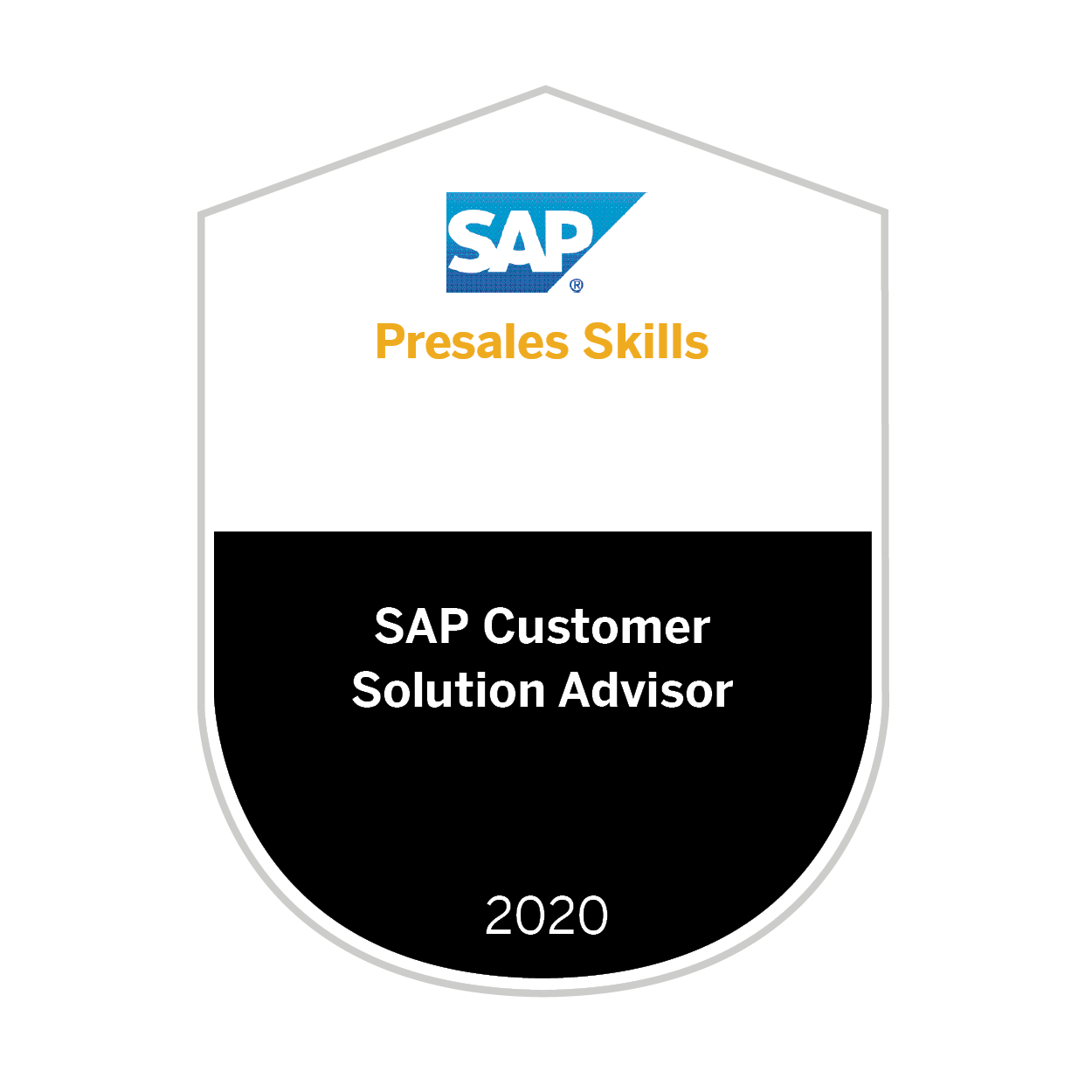 SAP Presales Skills 2020 - SAP Customer Solution Advisor - Credly