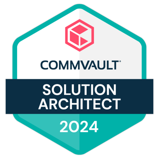 Commvault Solution Architect - CVSA24 - Credly