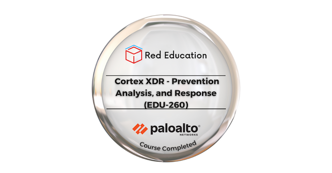 Cortex XDR - Prevention Analysis, and Response (EDU-260) - Credly
