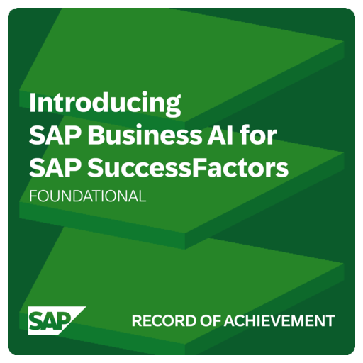 Introducing SAP Business AI for SAP SuccessFactors - Record of ...