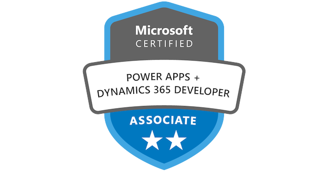 Microsoft Certified: Power Apps + Dynamics 365 Developer Associate - Credly