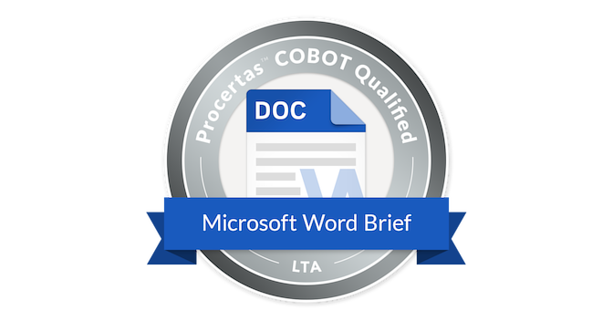 COBOT Qualified - Word Brief - Credly