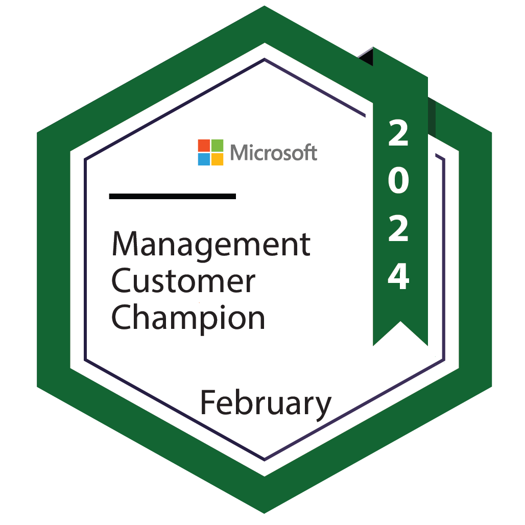Management Customer Champion | February 2024 - Credly