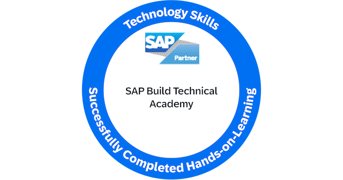 Technology Skills - SAP Build Technical Academy - Credly