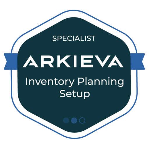 Inventory Planning Setup Level 2 - Credly