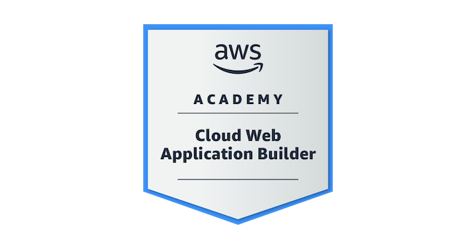 AWS Academy Graduate - AWS Academy Cloud Web Application Builder - Credly