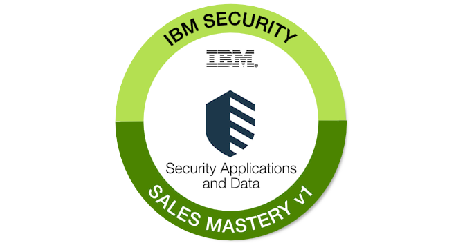 IBM Security Applications and Data Sales Professional v1 - Credly