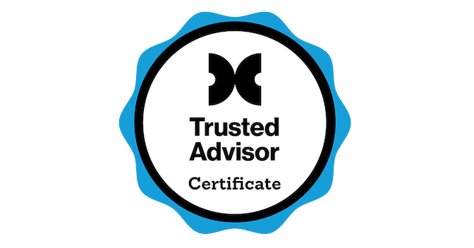 Trusted Advisor Certificate - Credly