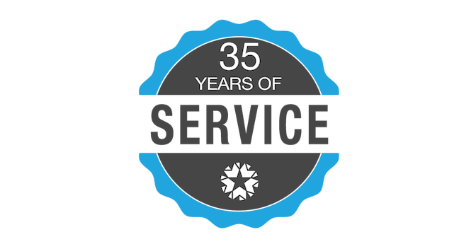 35 Years of Service - Credly