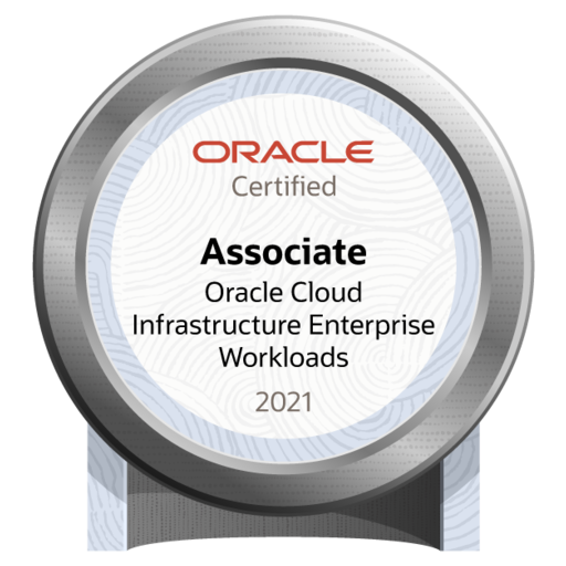 Oracle Cloud Infrastructure 2021 Enterprise Workloads Certified ...