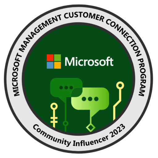 Microsoft Management Community Influencer - Credly