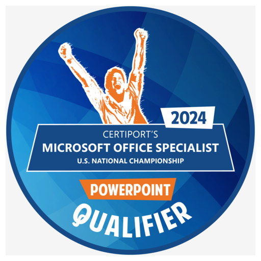 2024 Microsoft Office Specialist (MOS) U.S. National Championship - PowerPoint Qualifier - Credly