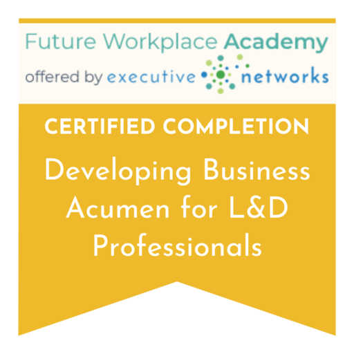 Developing Business Acumen - Live Online Certification - Credly
