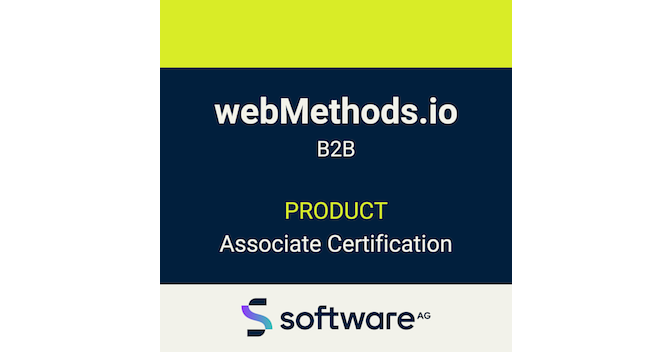 Software AG Certified webMethods.io B2B Associate - Credly