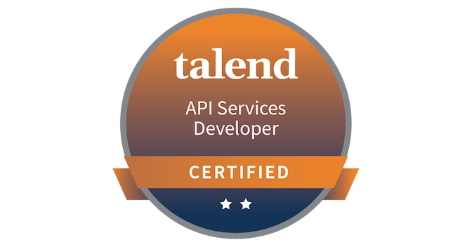 Talend API Services Certified Developer - Credly