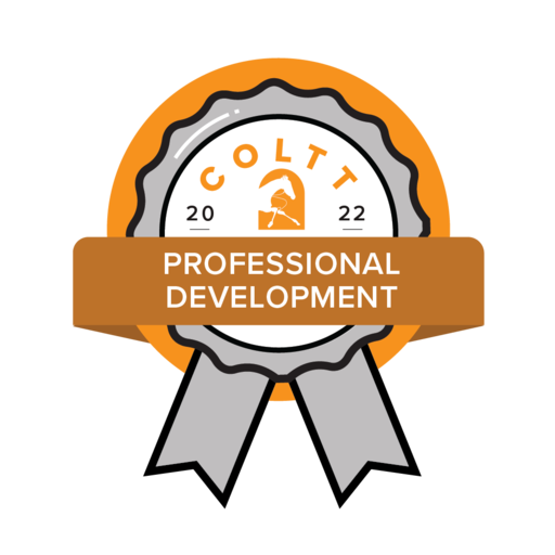 COLTT 2022 Badge | Professional Development - Credly
