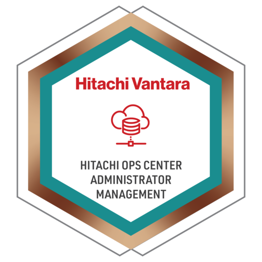 Hitachi Ops Center Administrator Management Credly