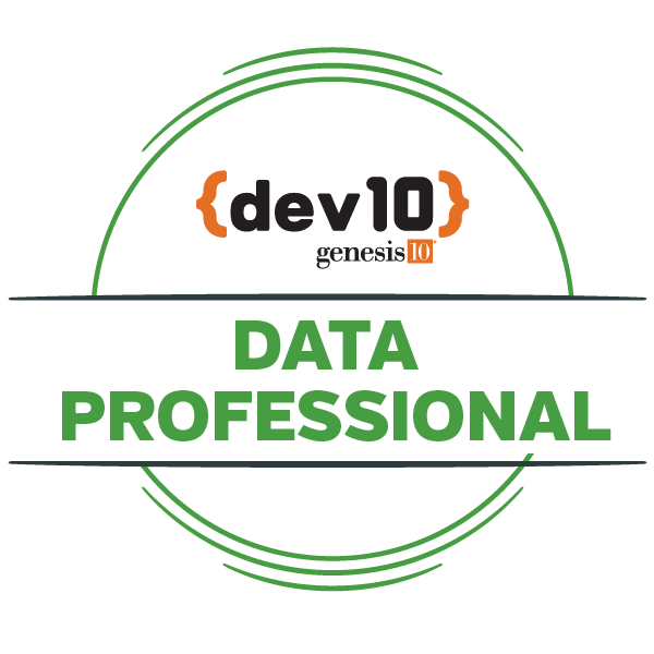 Dev10 Data Professional - Credly