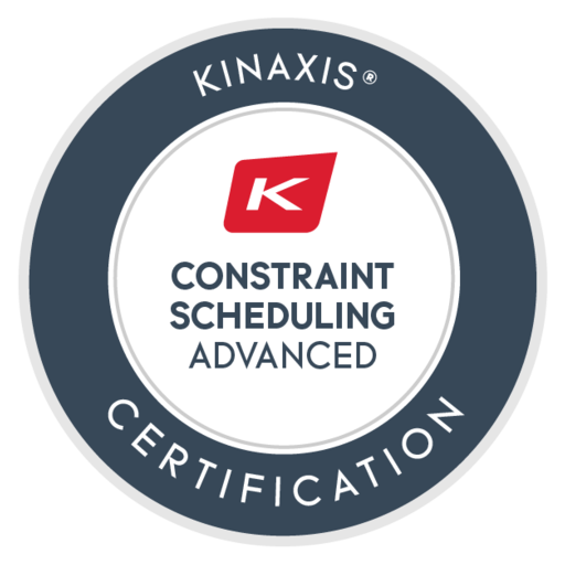 Kinaxis Constraint Scheduling - Advanced Algorithm Specialist - Credly