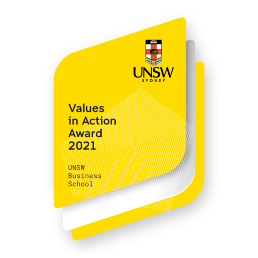 Values in Action Award 2021 - Credly